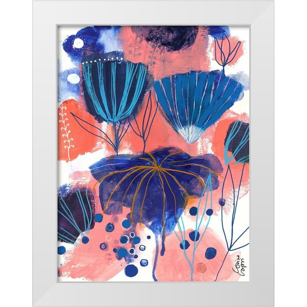 Capri, Corina 19x24 White Modern Wood Framed Museum Art Print Titled ...