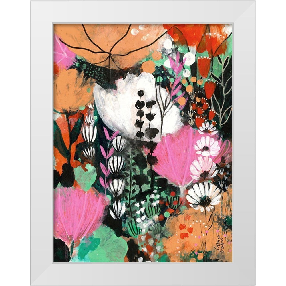 Capri, Corina 19x24 White Modern Wood Framed Museum Art Print Titled ...