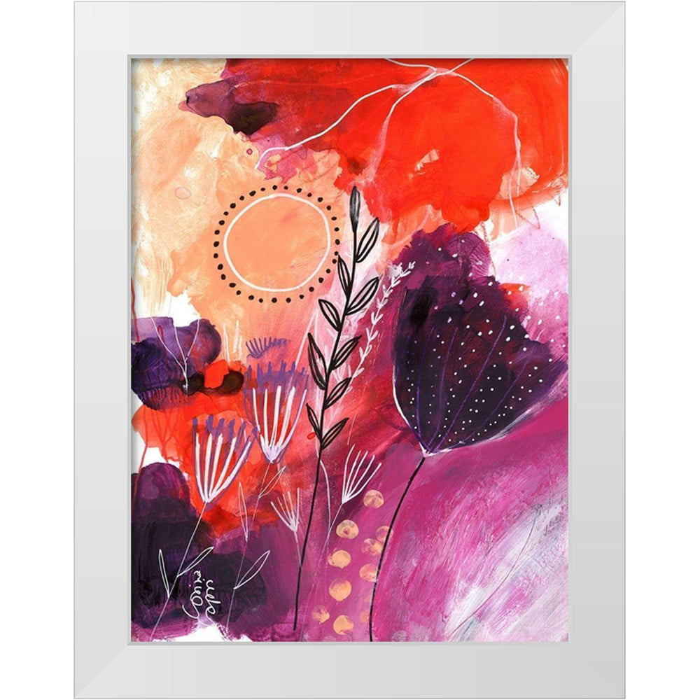 Capri, Corina 19x24 White Modern Wood Framed Museum Art Print Titled ...