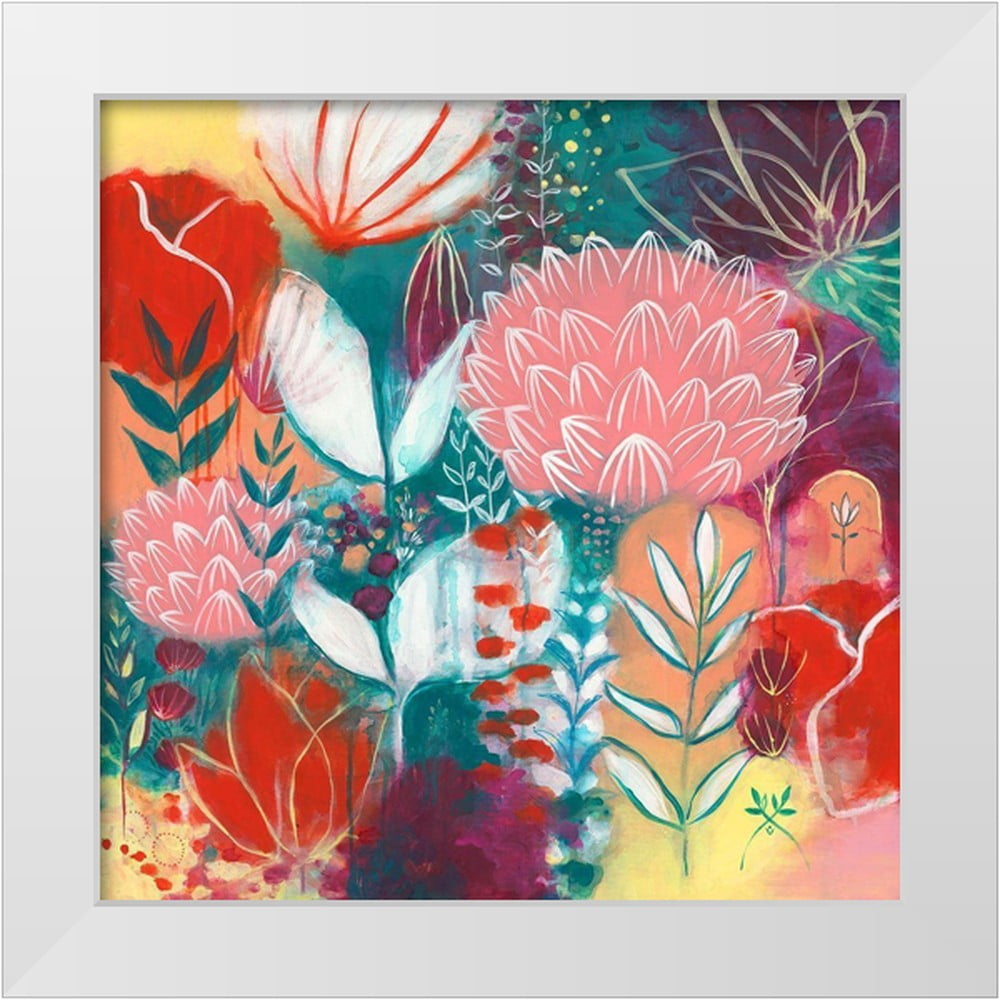 Capri, Corina 20x20 White Modern Wood Framed Museum Art Print Titled ...
