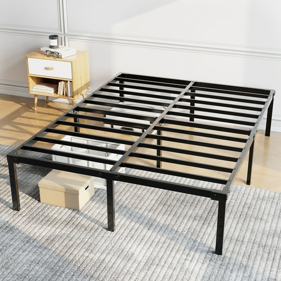 Capri Full Bed Frame, 18 inch High Metal Platform Bed Frame, 2200 LBS ...