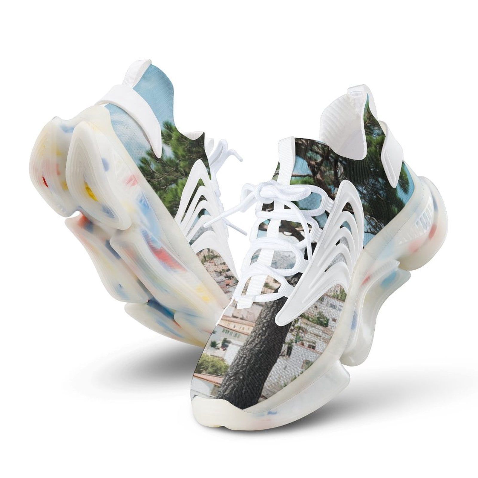 Capri Island Scenery Walking Shoes for Men Woman Lightweight Tennis ...