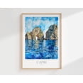 Capri Italy Wall Art Home Decor Poster Island Isole Faraglioni Poster ...