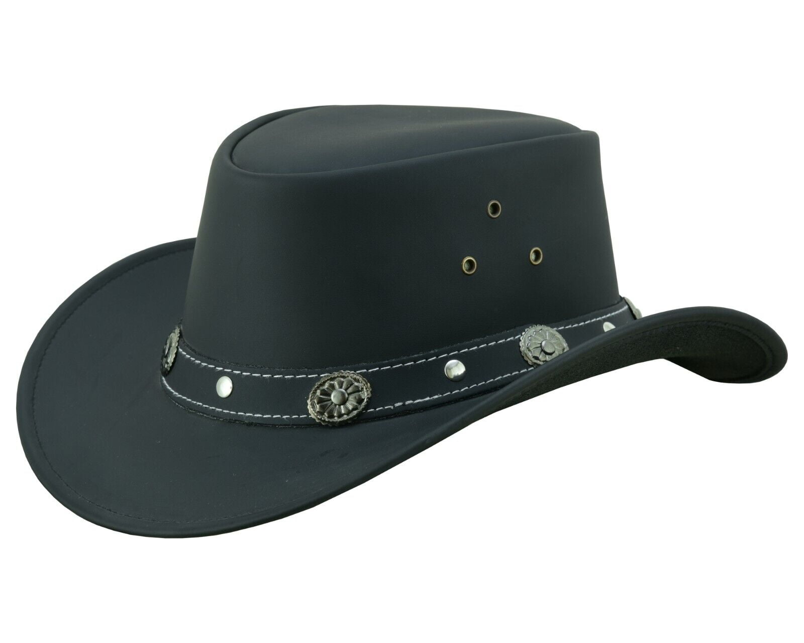 Capri Leather Water Resistant Cowboy Western Hat for Rain Durable ...