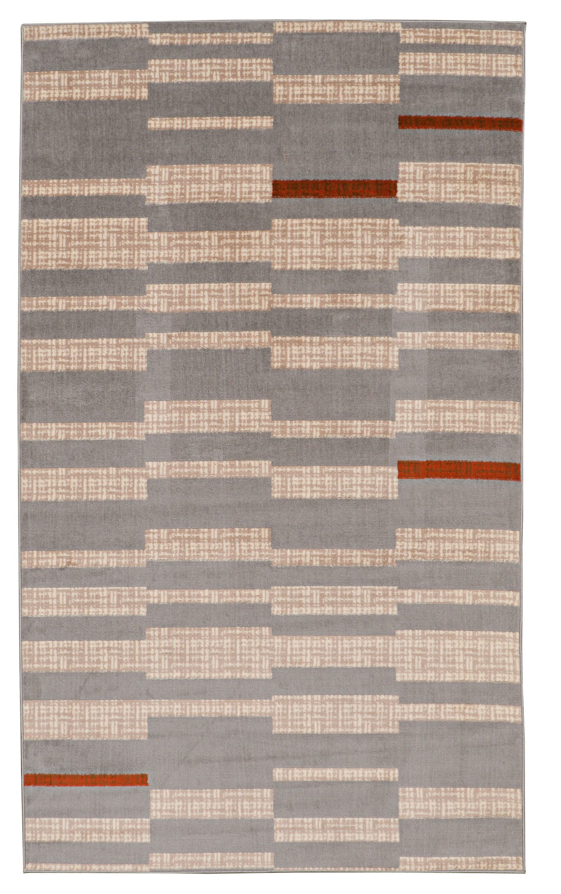 Capri Light Grey Area Rug 65 x 93 Polypropylene Rug - Walmart.com