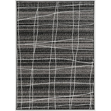 Capri Mod Grey Plaid Rug, Multiple Sizes - Walmart.com