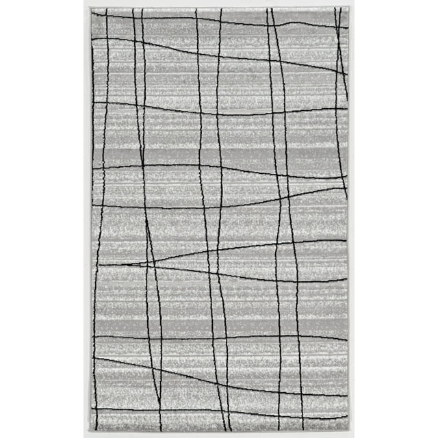 Capri Mod Grey Plaid Rug, Multiple Sizes - Walmart.com