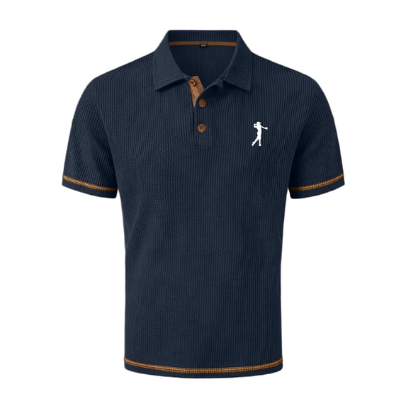 Capri Polo Shirts Men Breeze Short Sleeve Casual Collared Golf Shirt ...