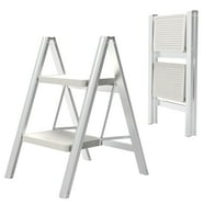 Rubbermaid EZ Step Folding 2-Step Stool, White - Walmart.com