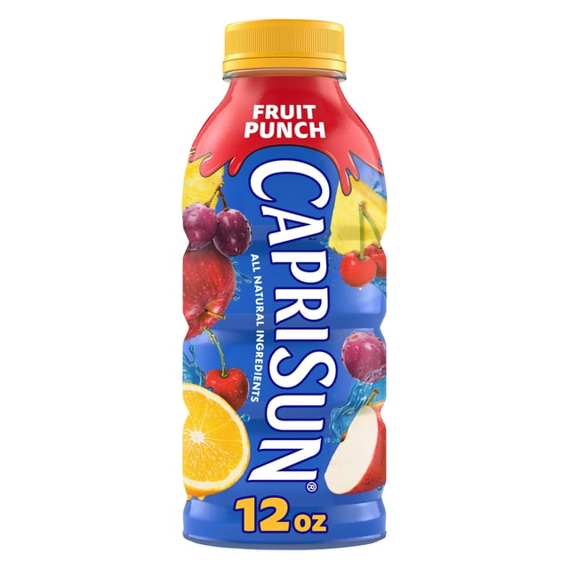 Capri Sun Fruit Punch Flavored Juice Drink Blend with other natural ...