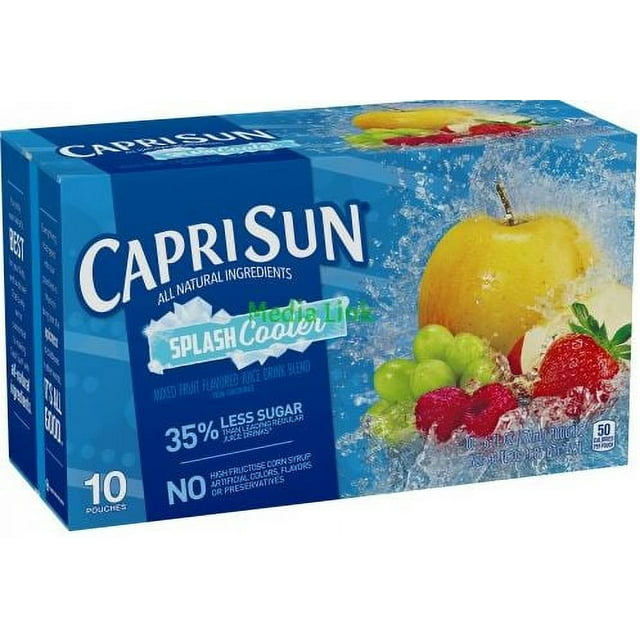 Capri Sun Juice Drink, Splash Cooler (Pack of 4) - Walmart.com