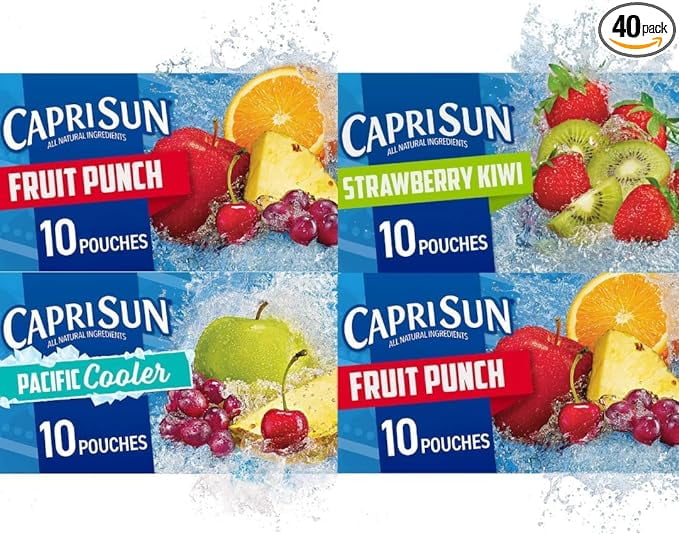 Capri Sun Kids Juice Beverage Variety Pack - 6 Fl Oz, 40 Count ...