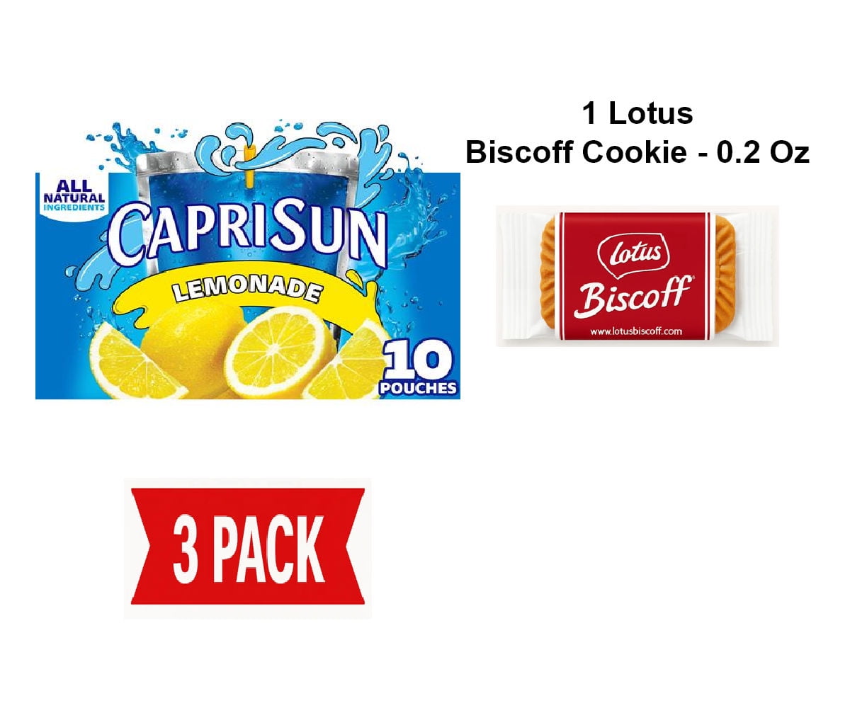 Capri Sun Lemonade Drink, 10 Ct Box, 6 Fl Oz Pouches - Pack Of 3 ...