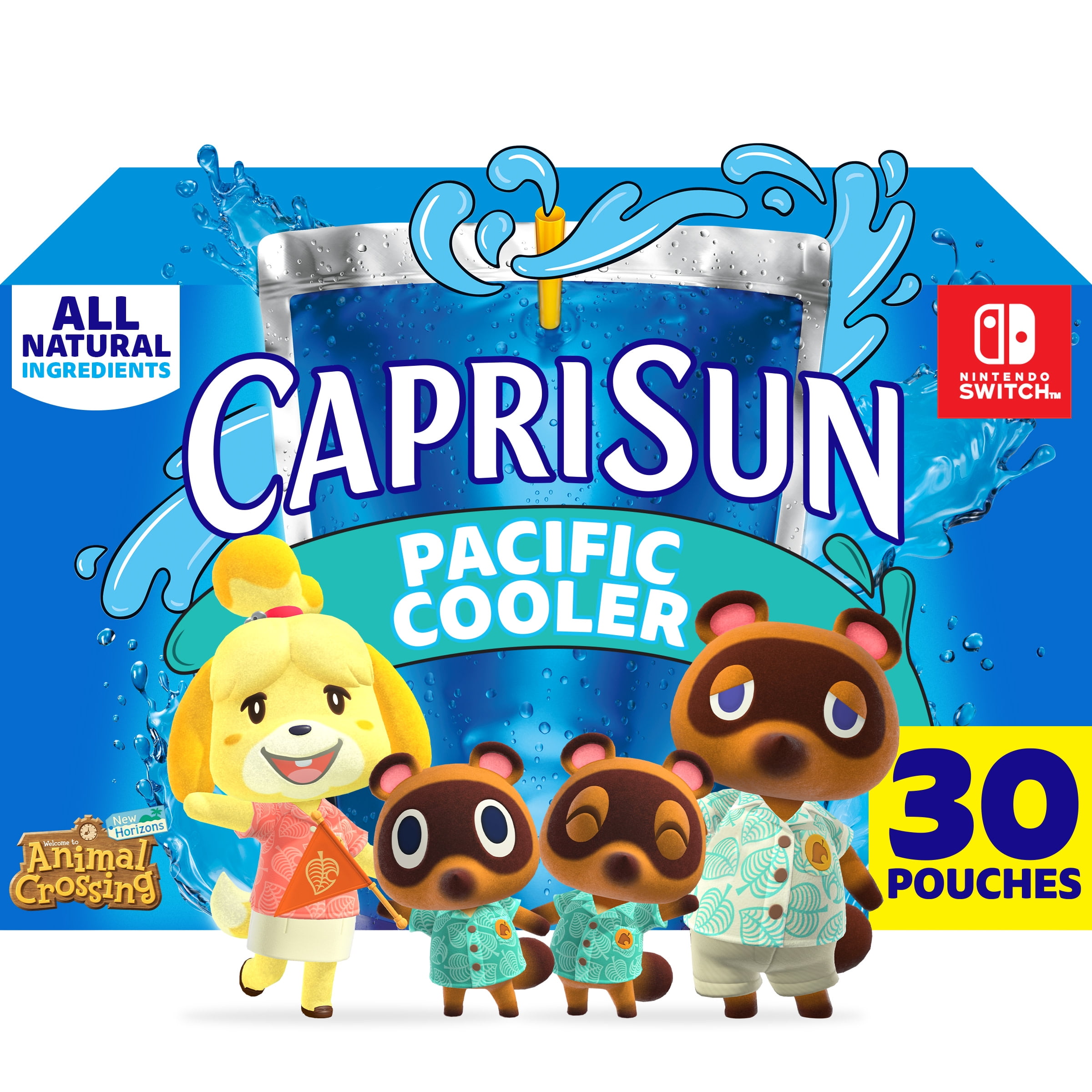 Capri Sun Pacific Cooler Mixed Fruit Juice Box Pouches, 30 ct Box, 6 fl ...