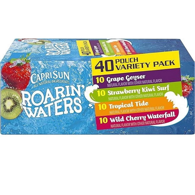 Capri Sun Roaring Waters Juice Box, 60 Ounce - 40 count - Walmart.com