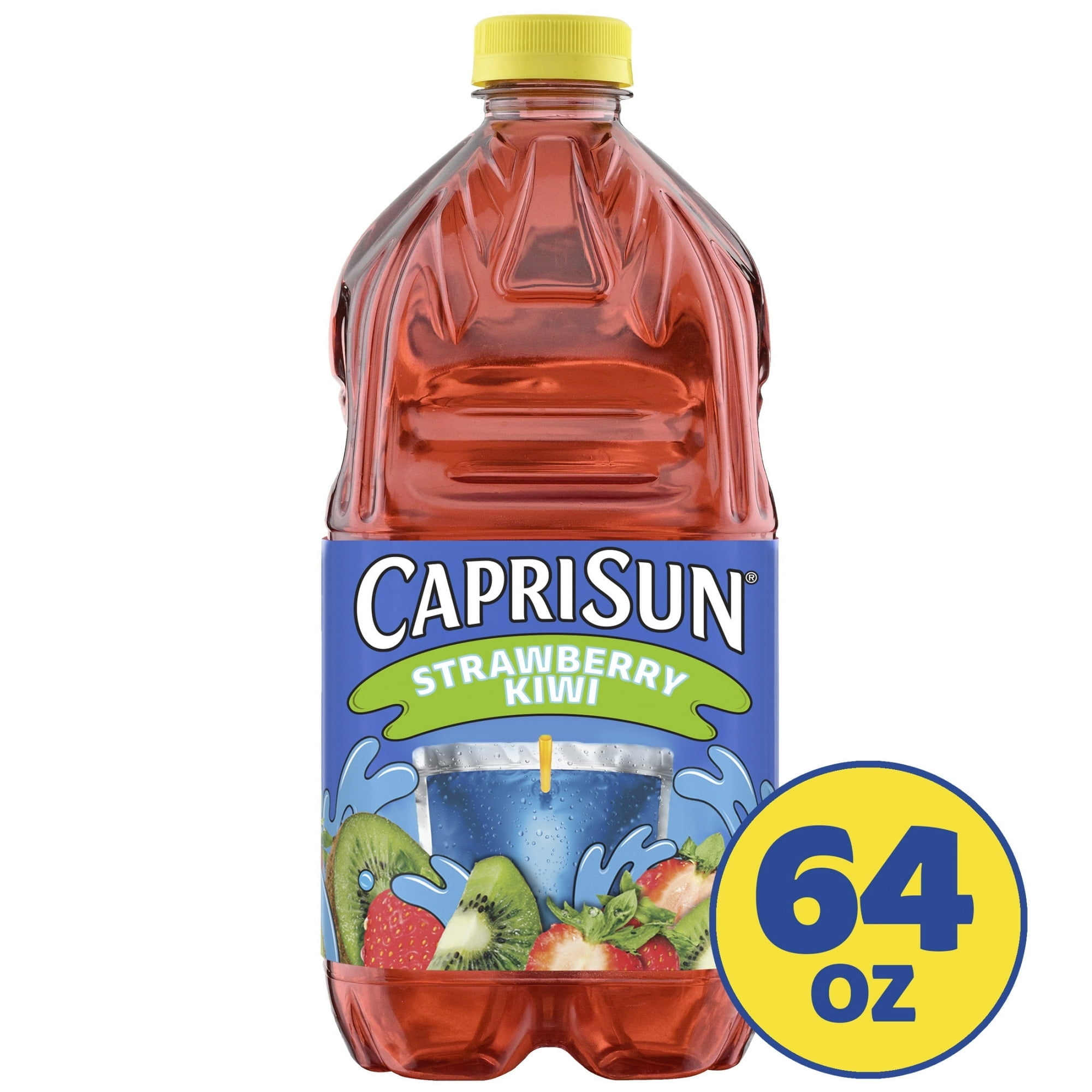 Capri Sun Strawberry Kiwi Flavored Juice Drink Blend from concentrate ...
