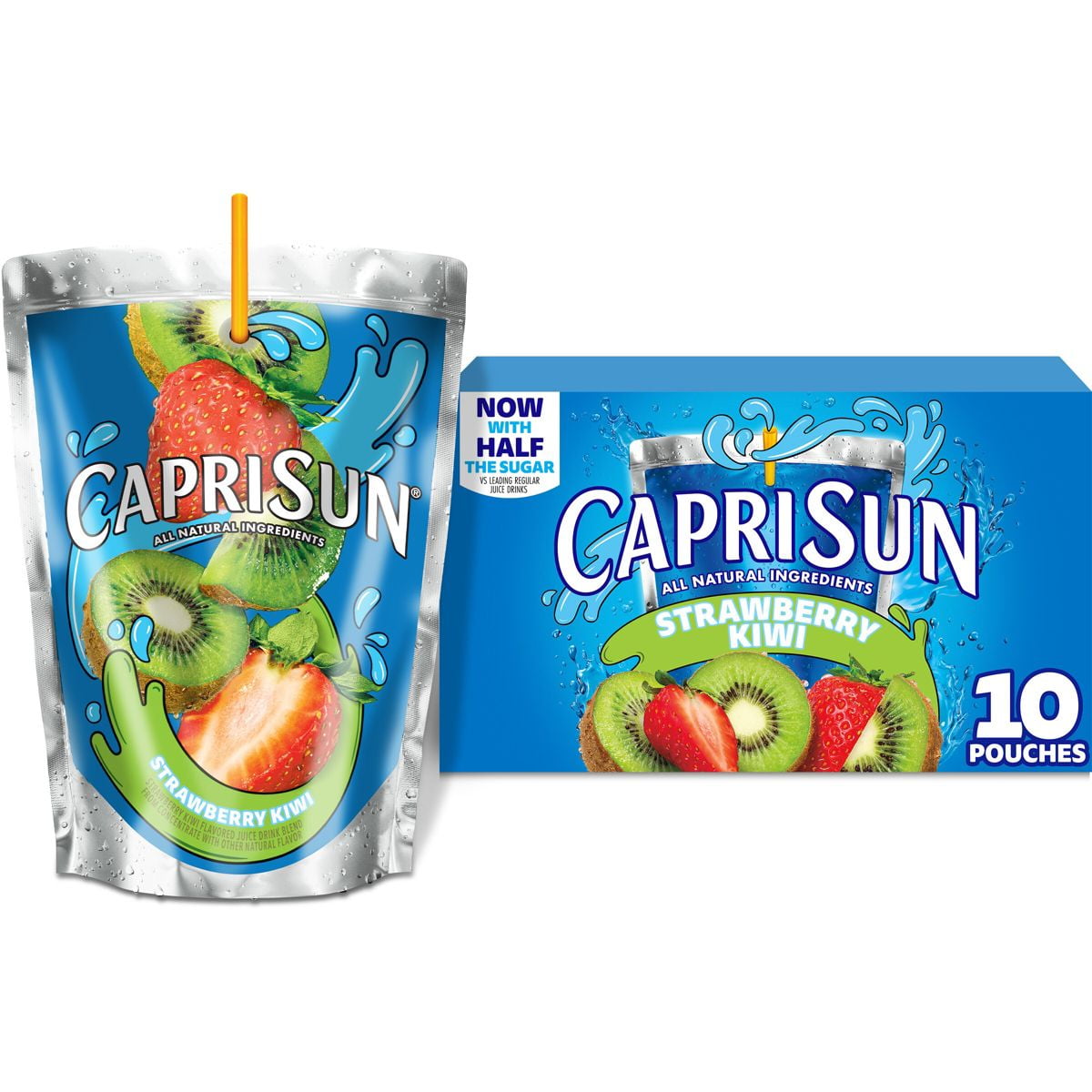 Capri Sun Strawberry Kiwi Pack - 10pk/6 fl oz Pouches - Pack of 2 ...