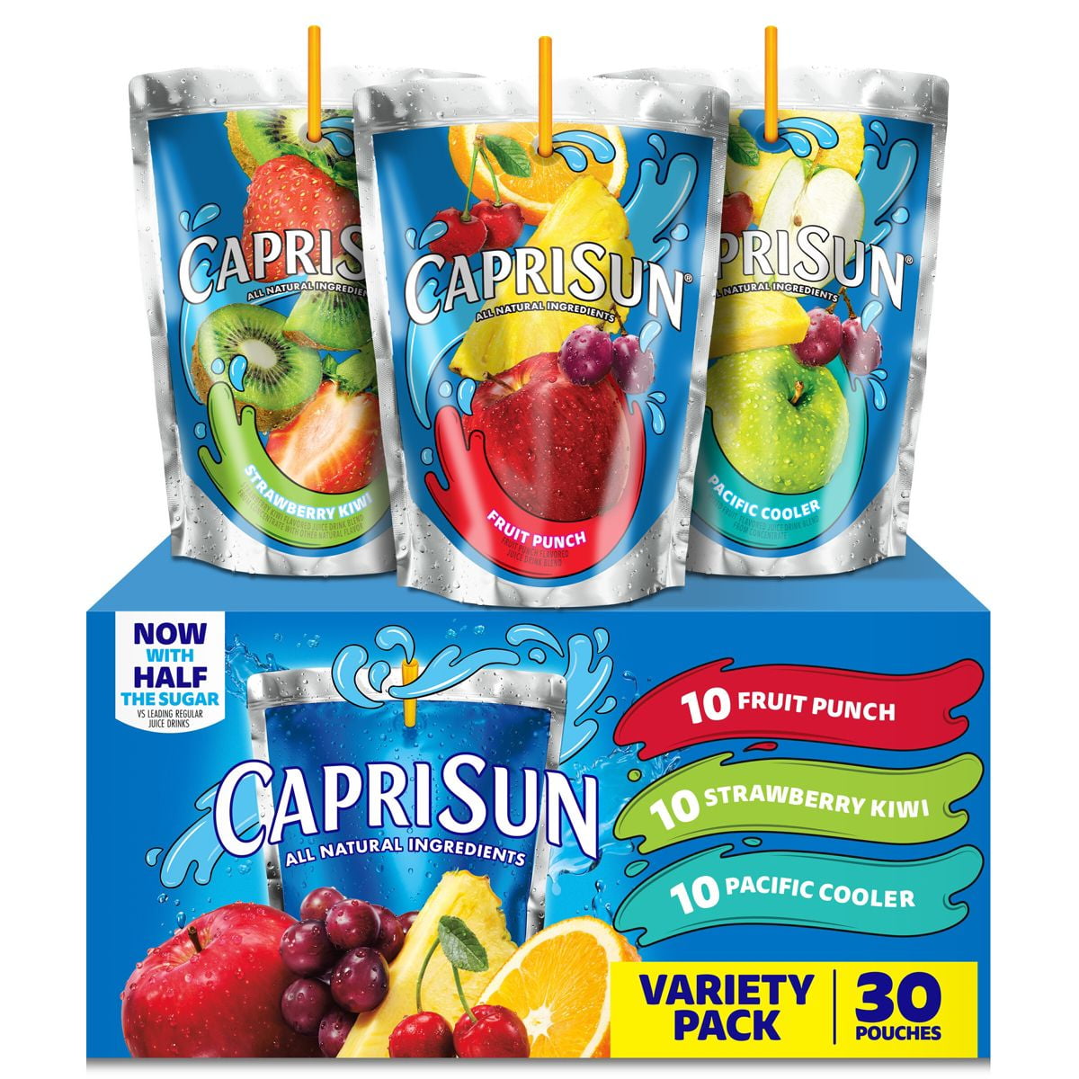 Capri Sun Variety Pack - 30pk/6 fl oz Pouches - Walmart.com