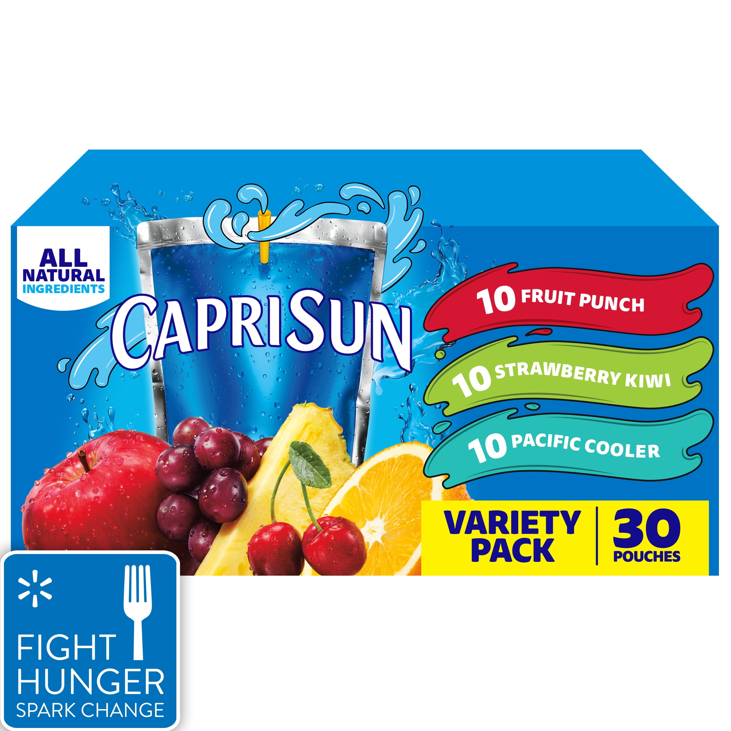 Capri Sun Variety Pack with Fruit Punch, Strawberry Kiwi & Pacific ...