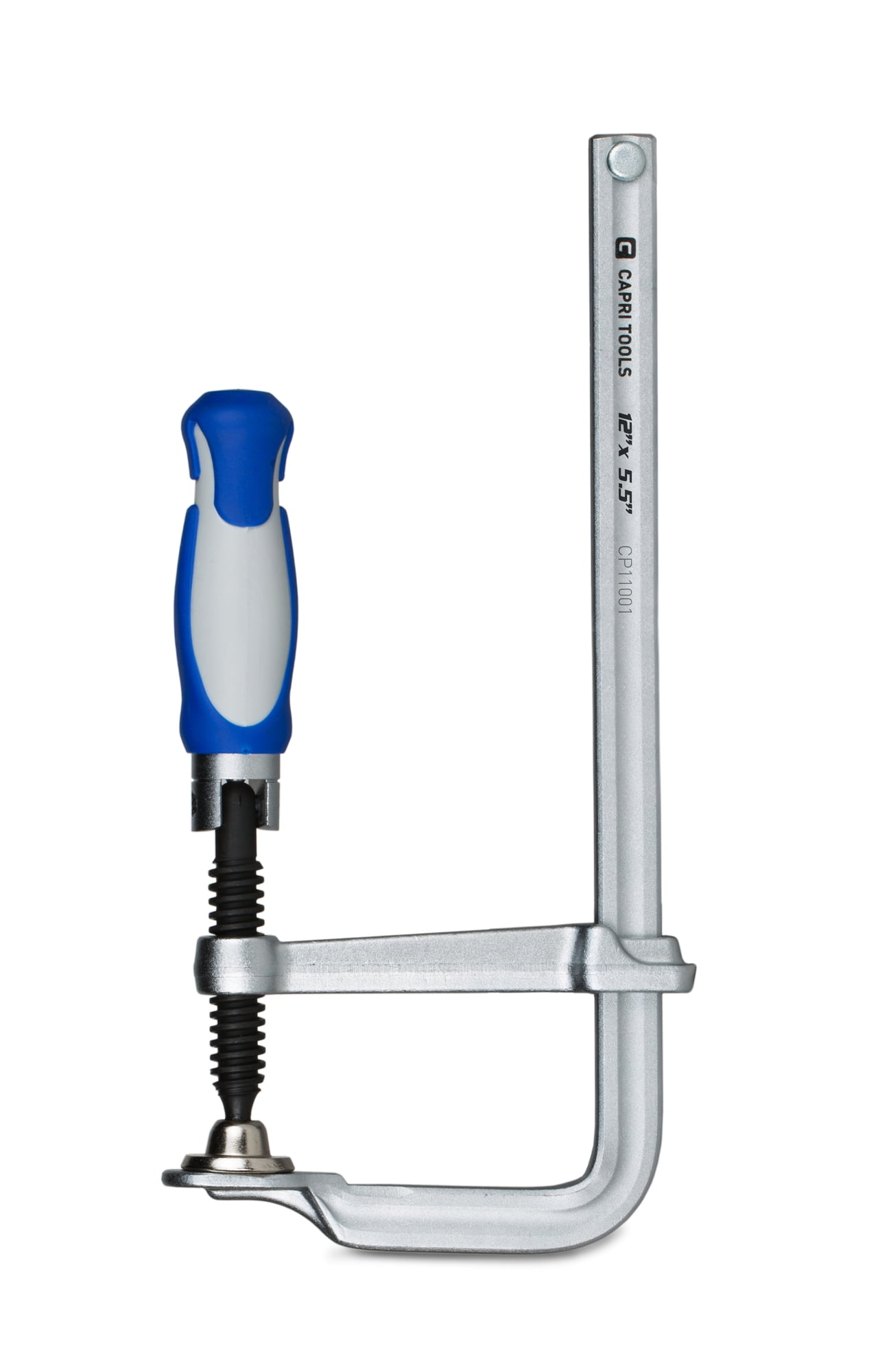 capri tools 12-inch all steel bar clamp with foldable ergonomic handle ...