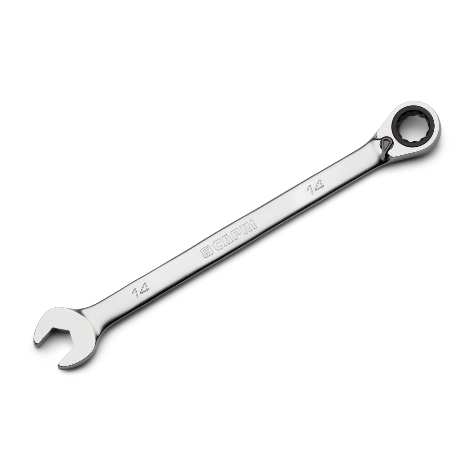 Capri Tools 14 mm 120-Tooth Ultra-Smooth Reversible Ratcheting ...