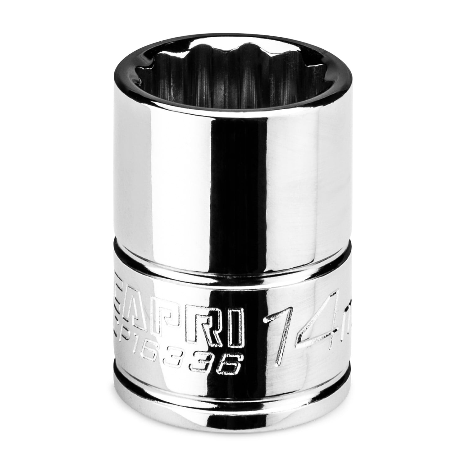 Capri Tools 14 mm Shallow Socket, 3/8 in. Drive, 12-point, Metric ...