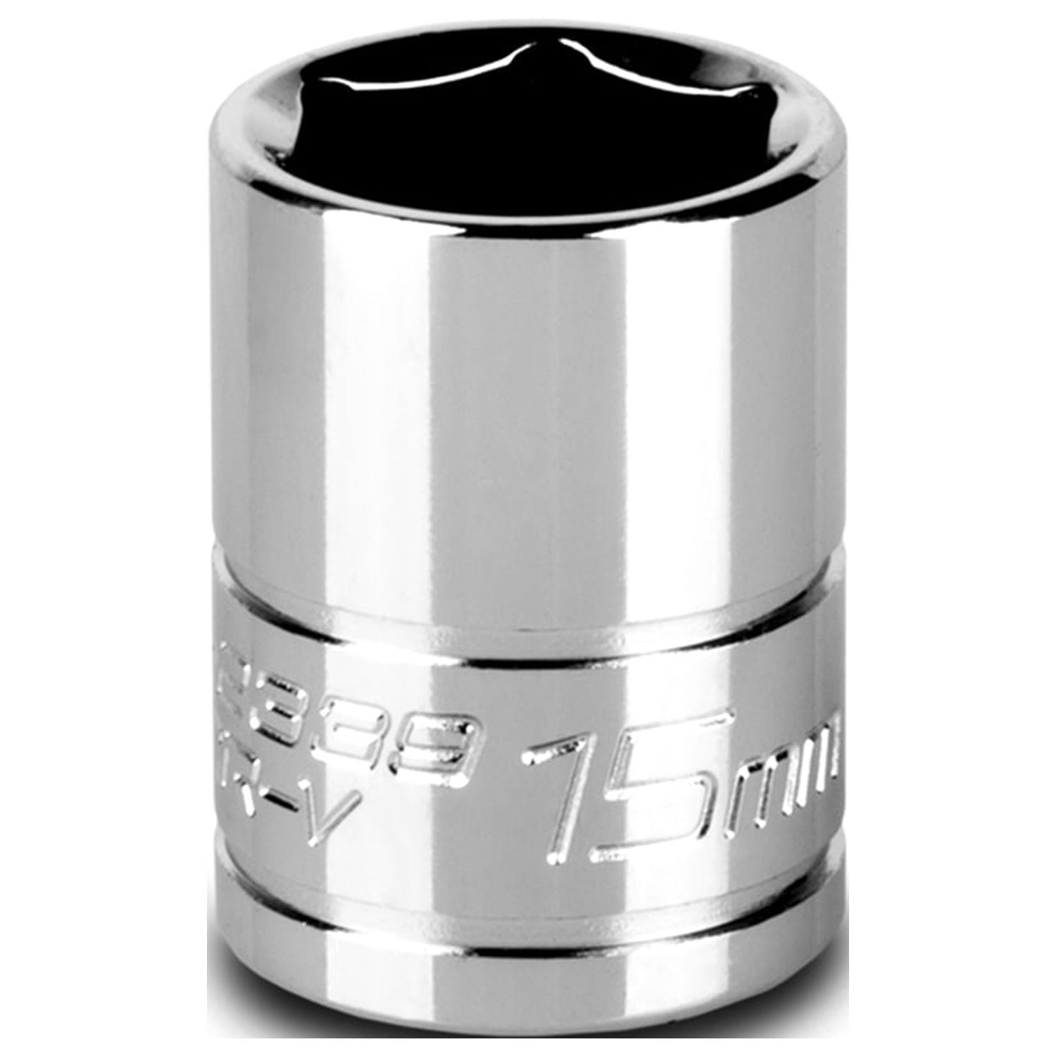 Capri Tools 15 mm Shallow Socket, 3/8-Inch Drive, 6-Point, Metric ...