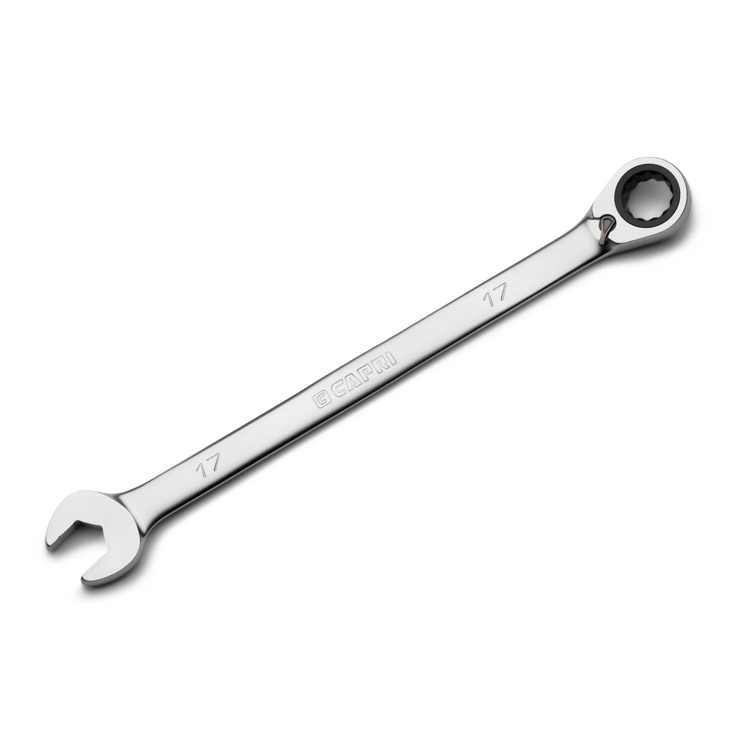 Capri Tools 17 mm 120-Tooth Ultra-Smooth Reversible Ratcheting ...