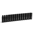 Capri Tools 3/8 in. Drive Deep Impact Socket Set, Metric, 8 to 22 mm ...