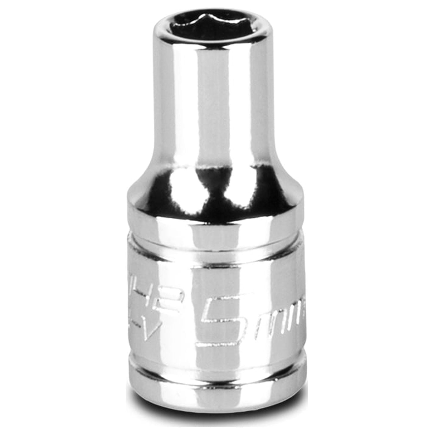 Capri Tools 5 mm Shallow Socket, 1/4-Inch Drive, 6-Point, Metric ...