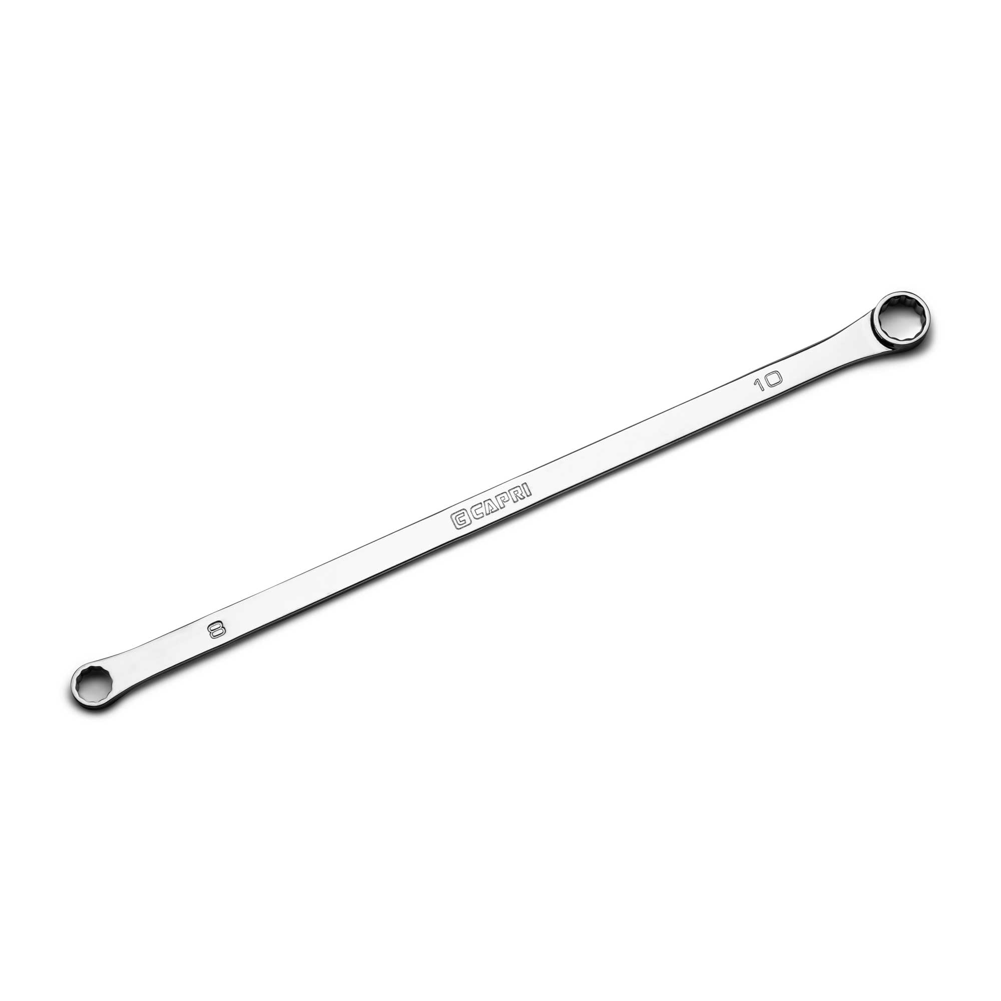 Capri Tools 8 x 10 mm 0 Degree Offset Extra Long Box End Wrench ...