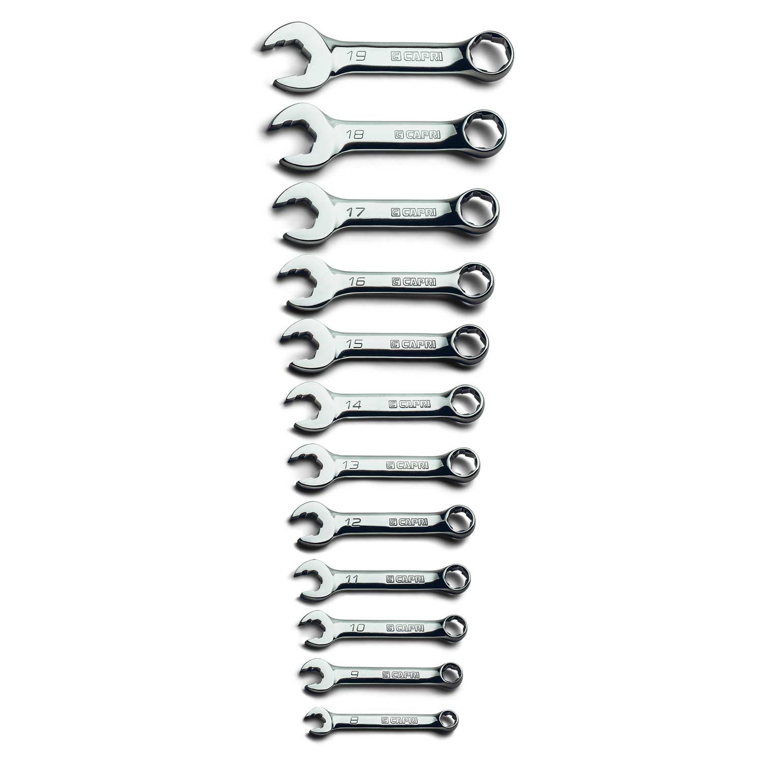 Capri Tools WaveDrive Pro Stubby Combination Wrench Set for Regular and ...