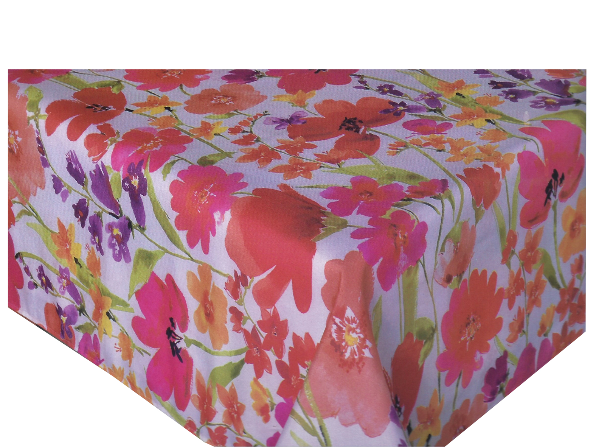 Caprice Tablecloth Summer Flower Print Fabric Indoor Outdoor Water ...