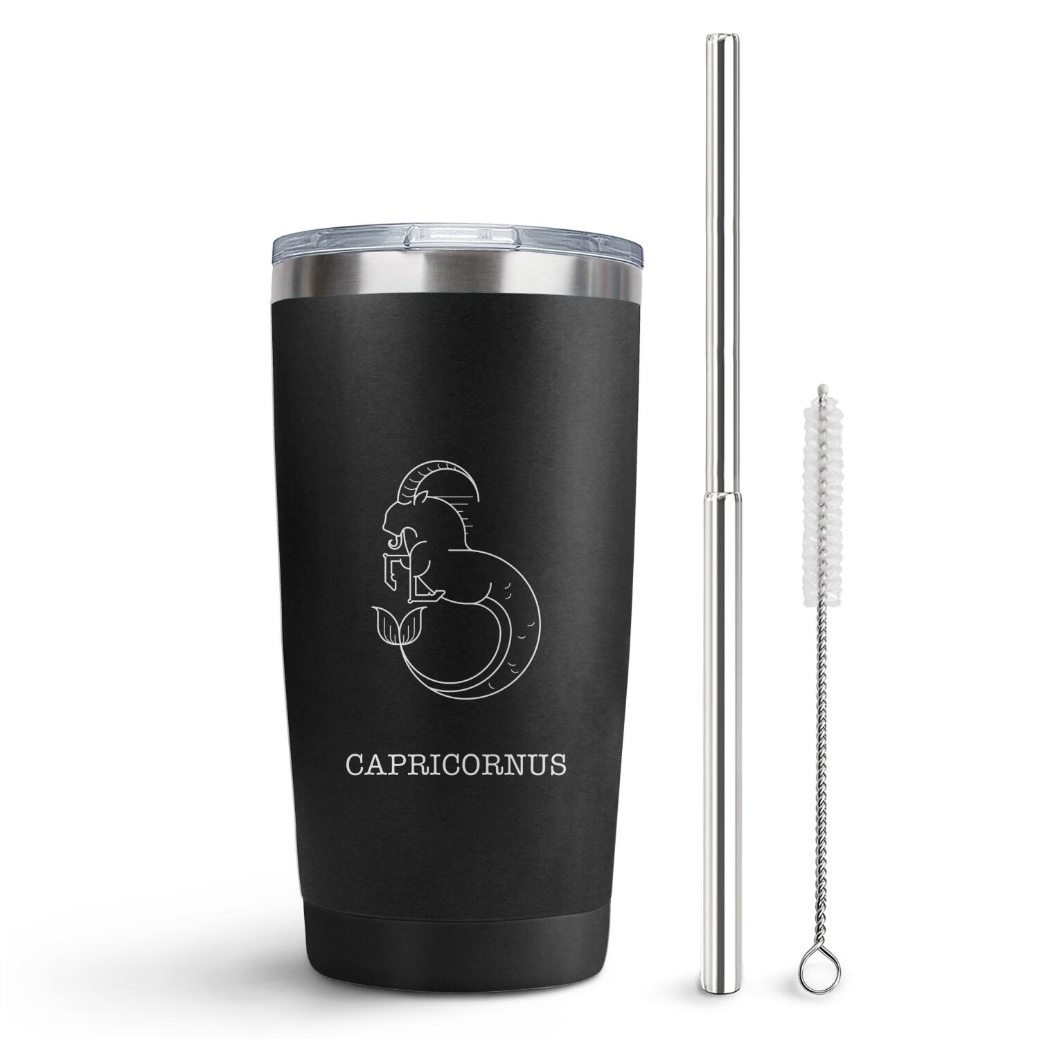 Capricorn 20oz Coffee Tavel Tumblers, Stainless Steel Mobile Tumbler ...