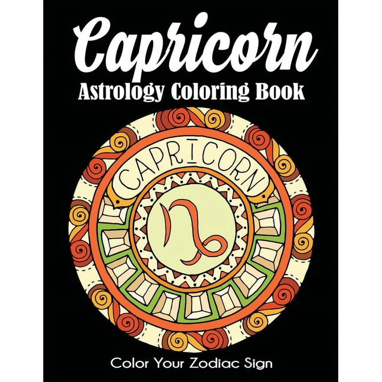 capricorn coloring book