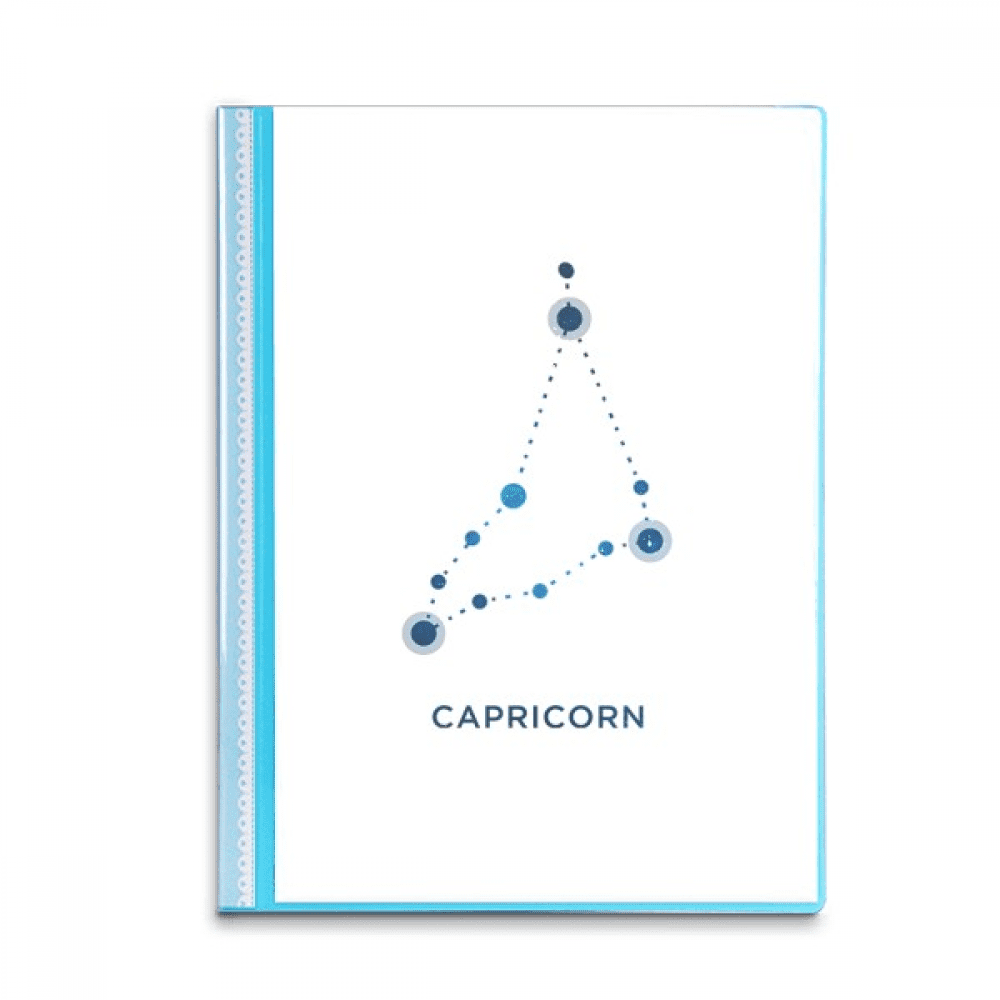 Capricorn Constellation Sign Zodiac Book Sheet Protectors Portfolio ...