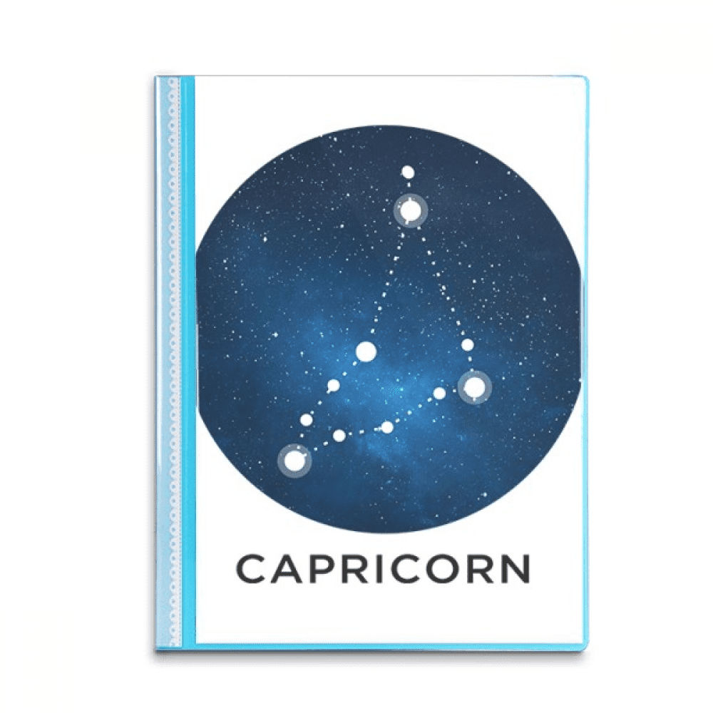 Capricorn Constellation Zodiac Sign Book Sheet Protectors Portfolio ...