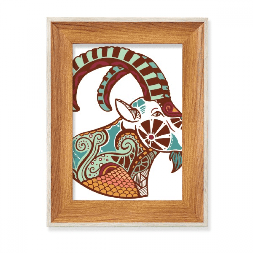 Capricorn Constellation Zodiac Symbol Desktop Wooden Photo Frame ...