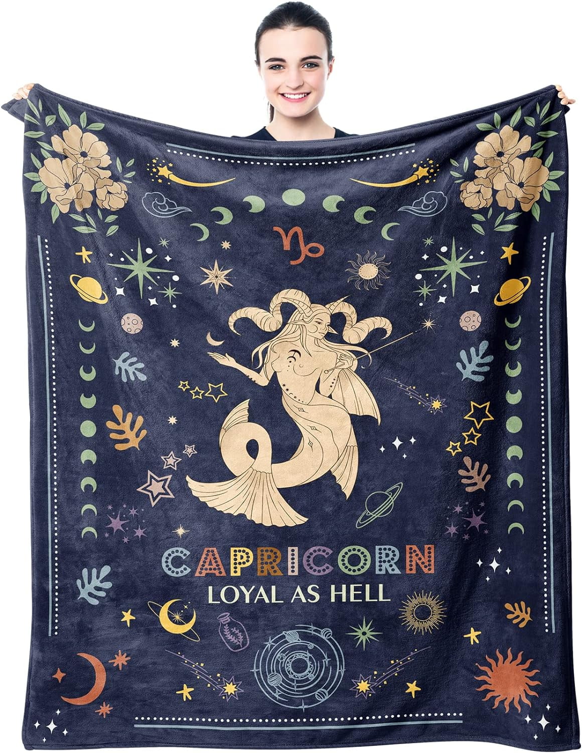 Capricorn Gifts Blanket - Capricorn Gifts for Women - Capricorn Zodiac ...