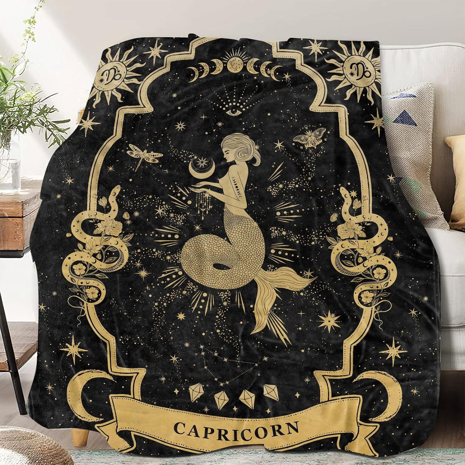 Capricorn Gifts, Capricornus Zodiac Blanket 60"X50", Capricornus Zodiac ...