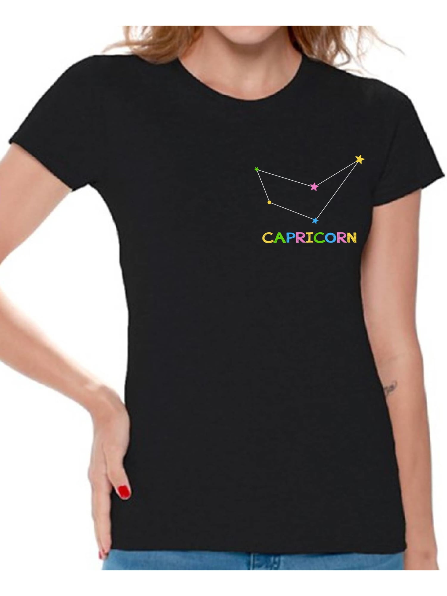 Capricorn Gifts for Women - Zodiac Sign Astrology Birthday Shirts ...