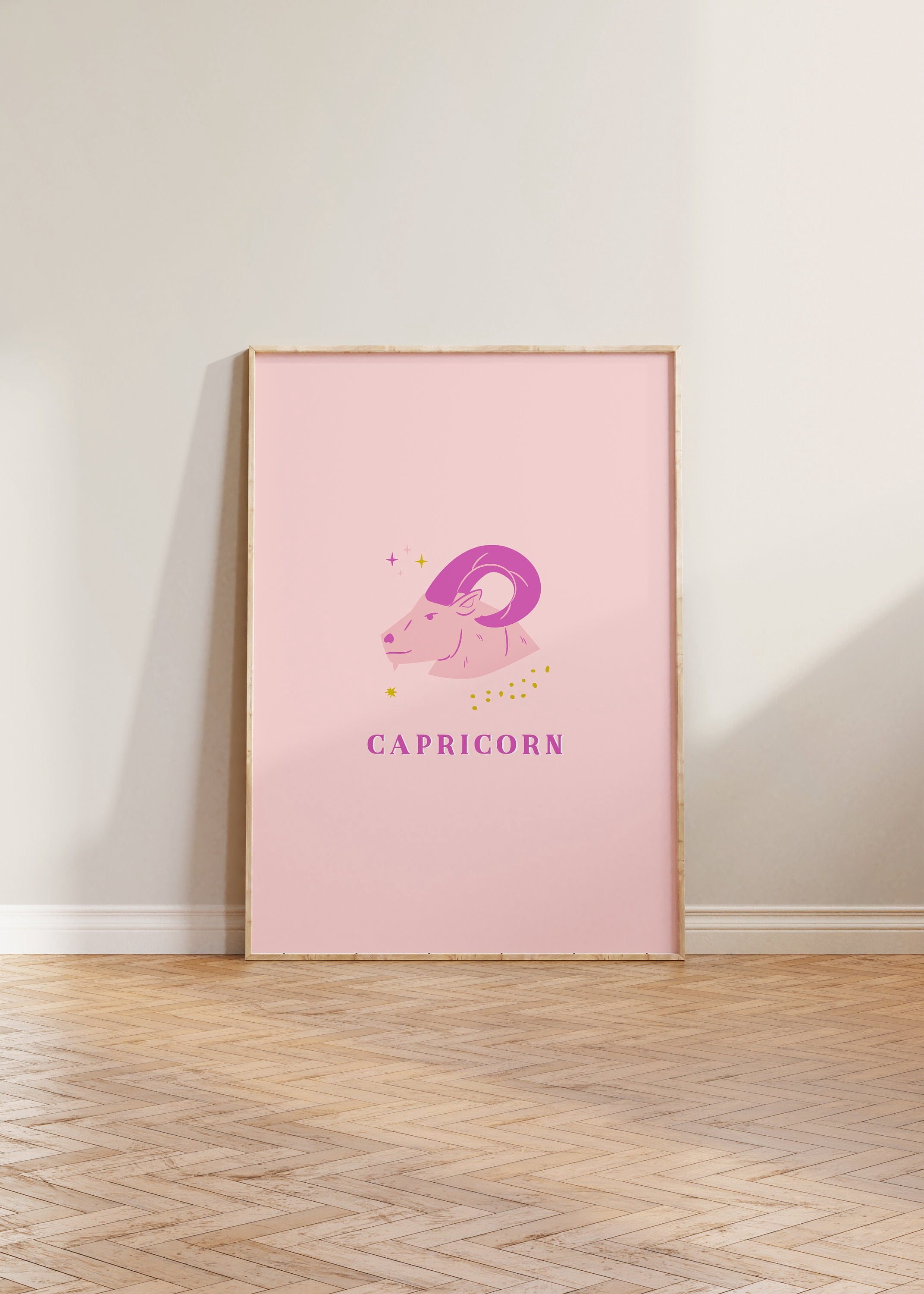 Capricorn Print Capricorn Art Print Horoscope Zodiac Print Zodiac Gift ...