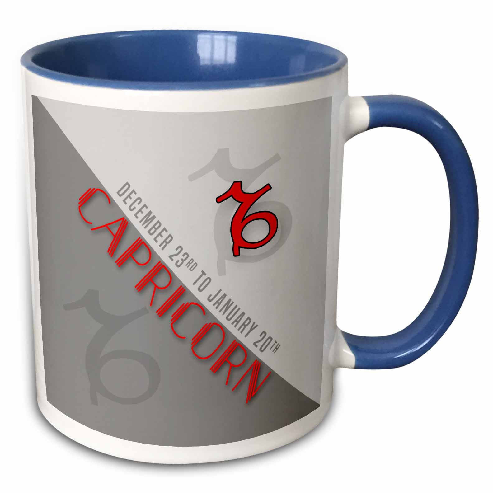 3drose, Capricorn Red and Gray Zodiac Star Sign for December and ...