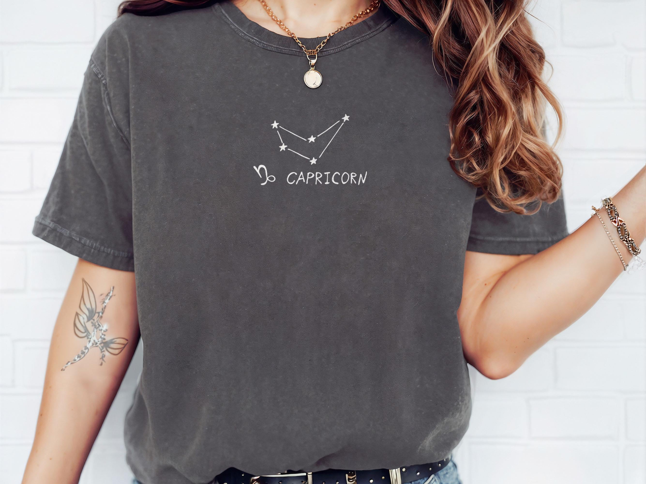 Capricorn Shirt, Zodiac T Shirt, Astrology Shirt, Astrological Sign ...