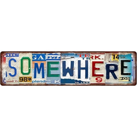 Capricorn Star Sign Zodiac Sign Vintage Metal Tin Sign, Street Sign ...