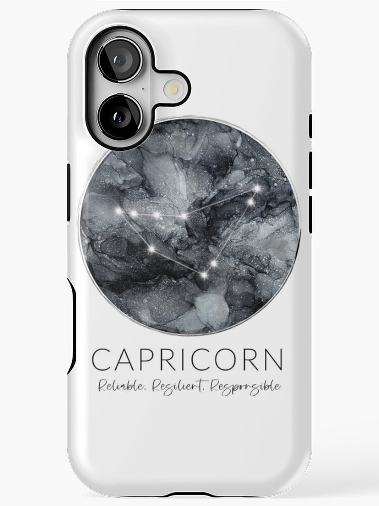 Capricorn Zodiac Moon Constellation Art For iPhone 11-17 Pro Max Phone ...