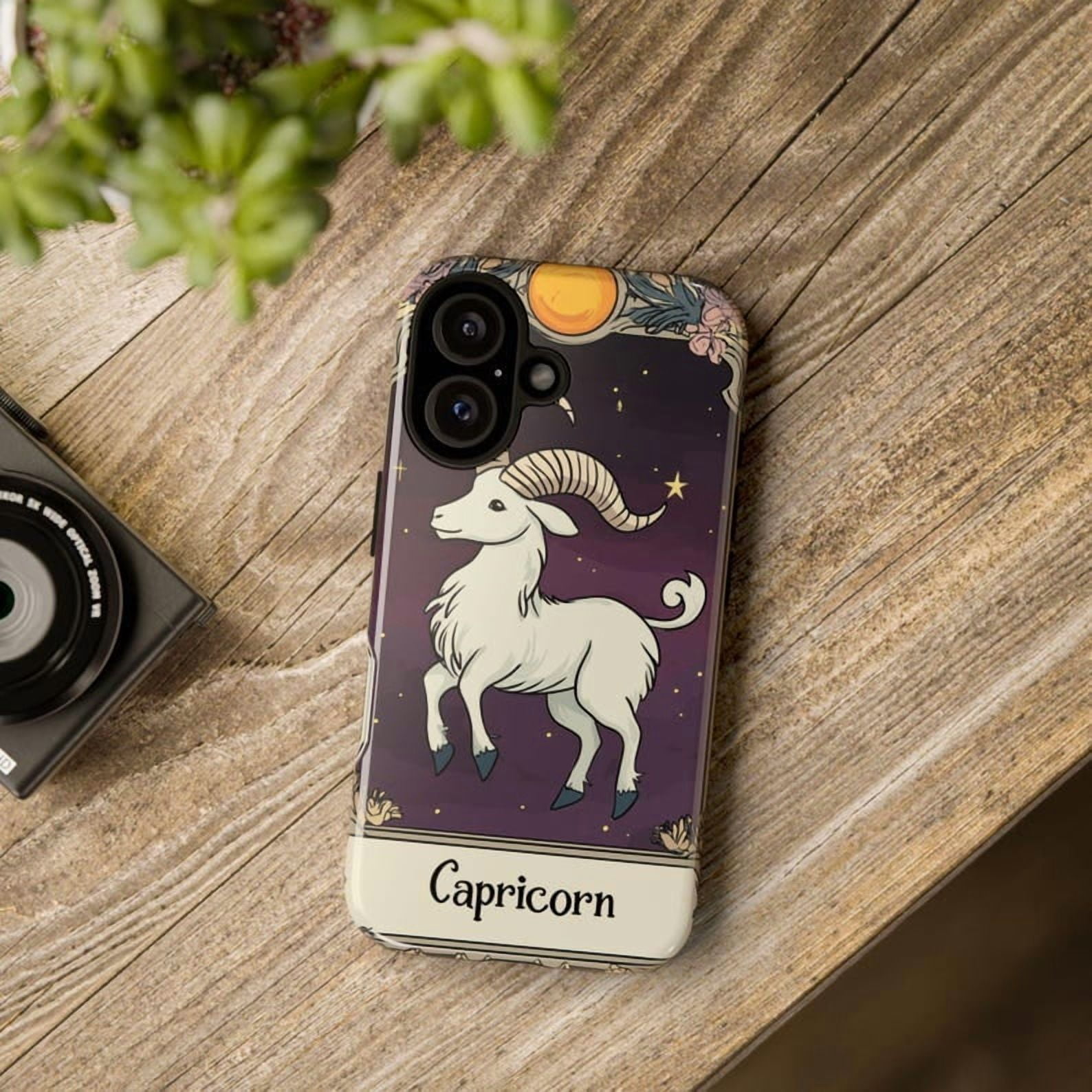 Capricorn Zodiac Phone Case – Tarot Card Style, Compatible with iPhone ...