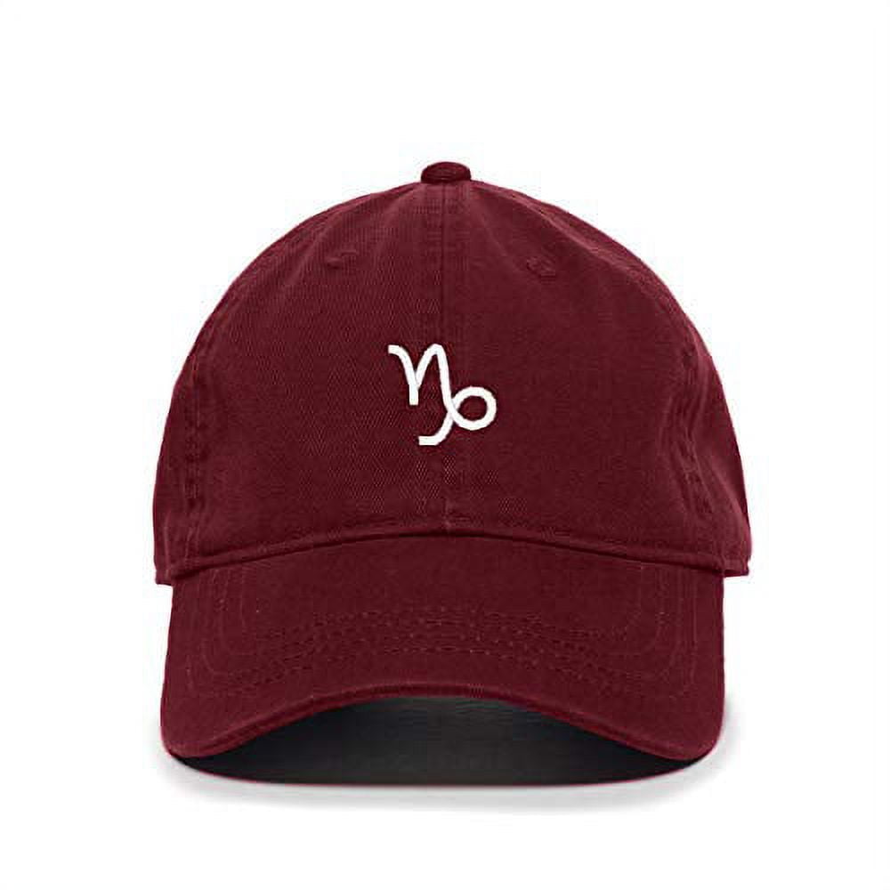 Capricorn Zodiac Sign Baseball Cap Embroidered Cotton Adjustable Dad ...