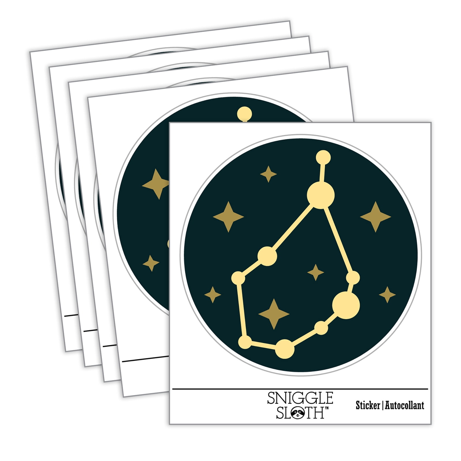 Capricorn Zodiac Star Constellations Car Window Bumper Water Bottle ...