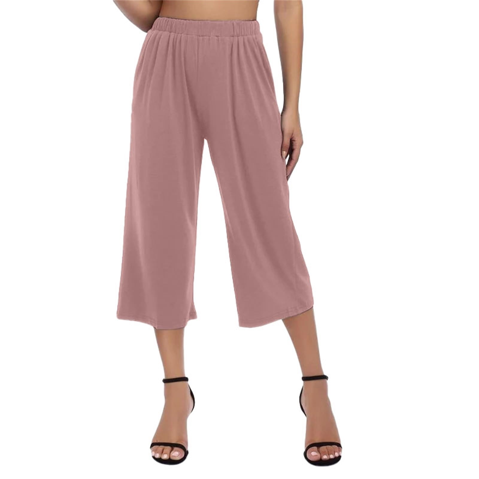 Capris Pants for Women 2026 Spring Summer Crop Casual Vacation Straight ...